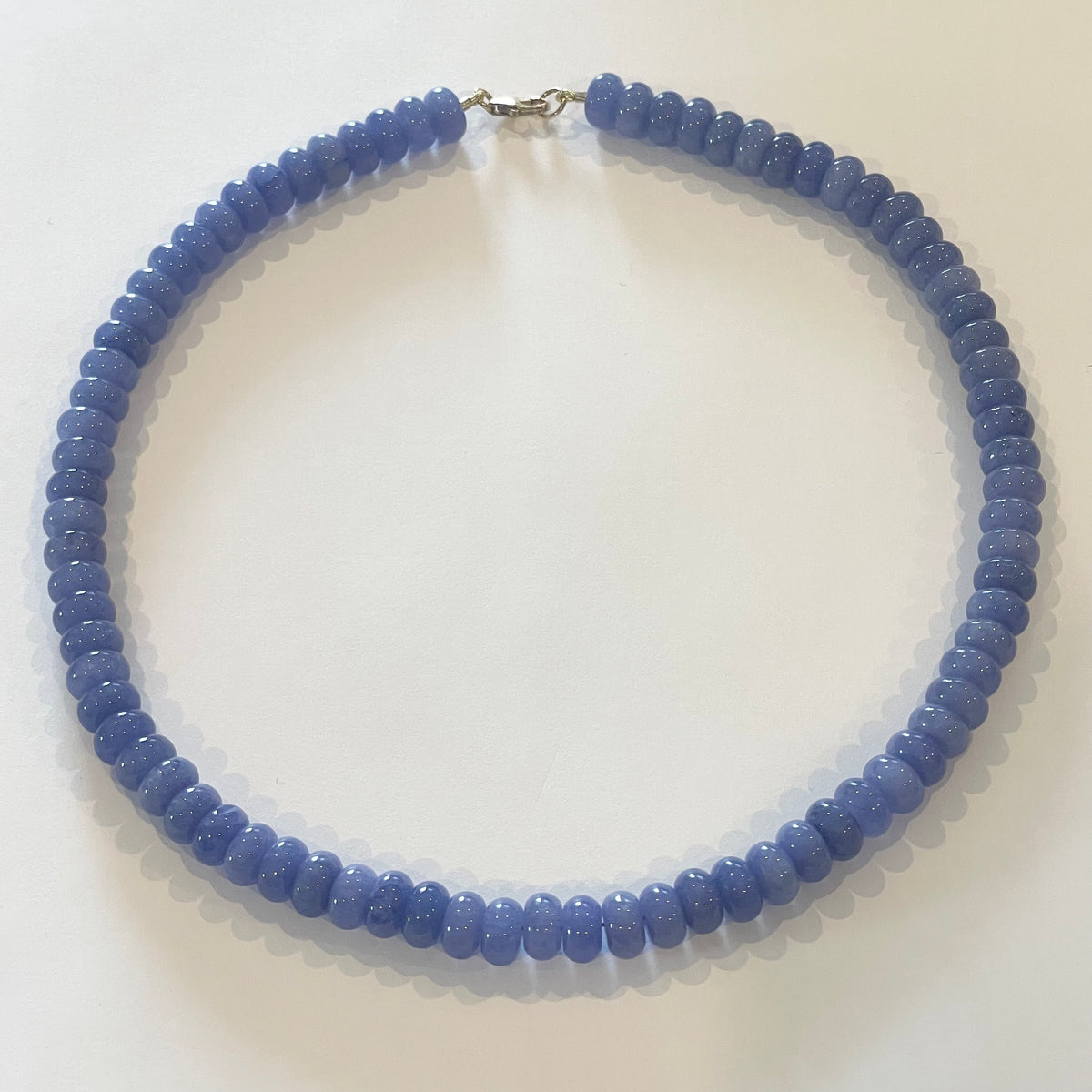 lavender angelite candy necklace – Theodosia Jewelry